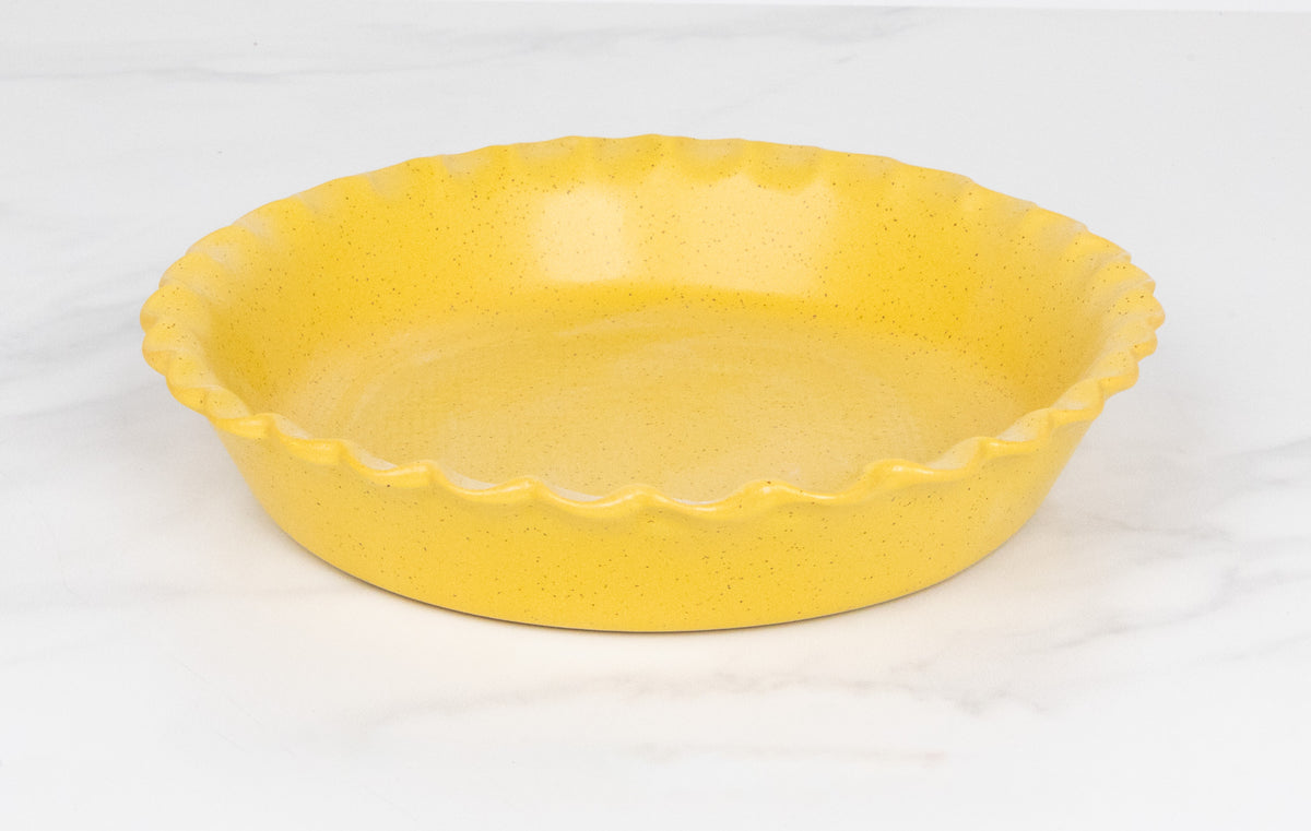 Pinched-Pie Dish-Standard-Color Yellowstone – Jefferson Street Ceramics